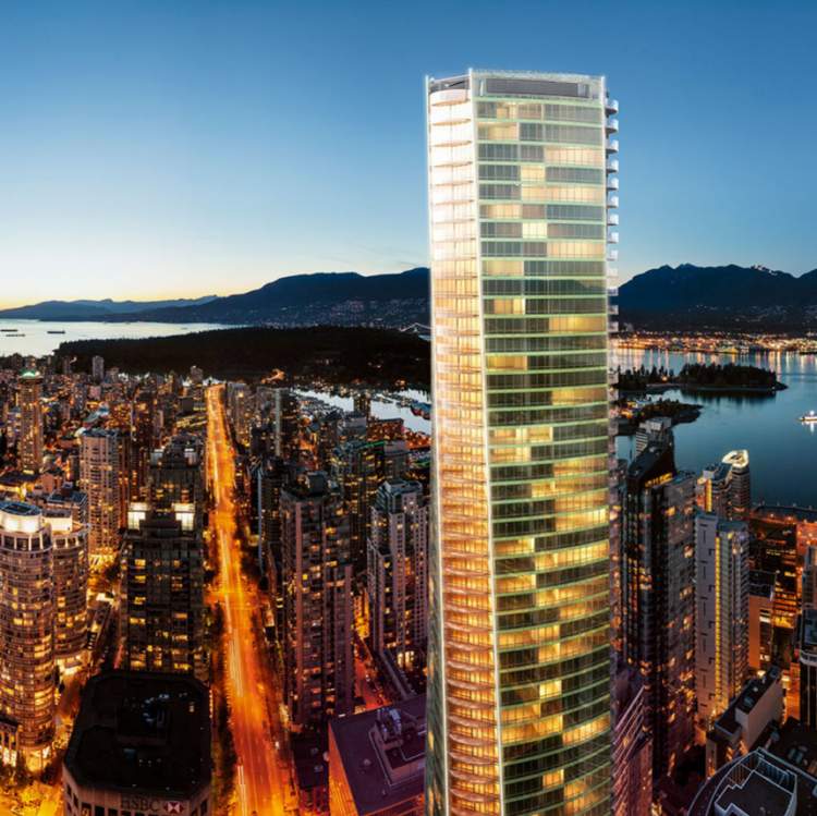 Trump Tower Vancouver - A focal addition to the downtown Vancouver ...